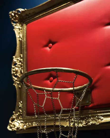 Red & Gold Basketball Hoop – Hoopagram